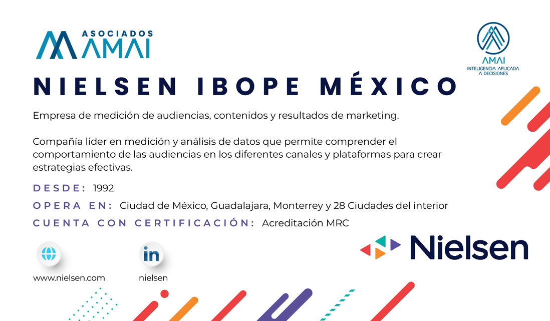Asociados AMAI: NIELSEN IBOPE MEXICO